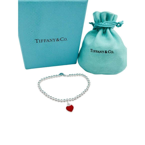 Tiffany & Co. | Jewelry | Tiffany Co Return To Tiffany Red Enamel Mini ...